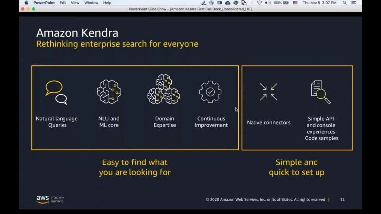 Amazon Kendra che cosa è e come funziona – iHAL