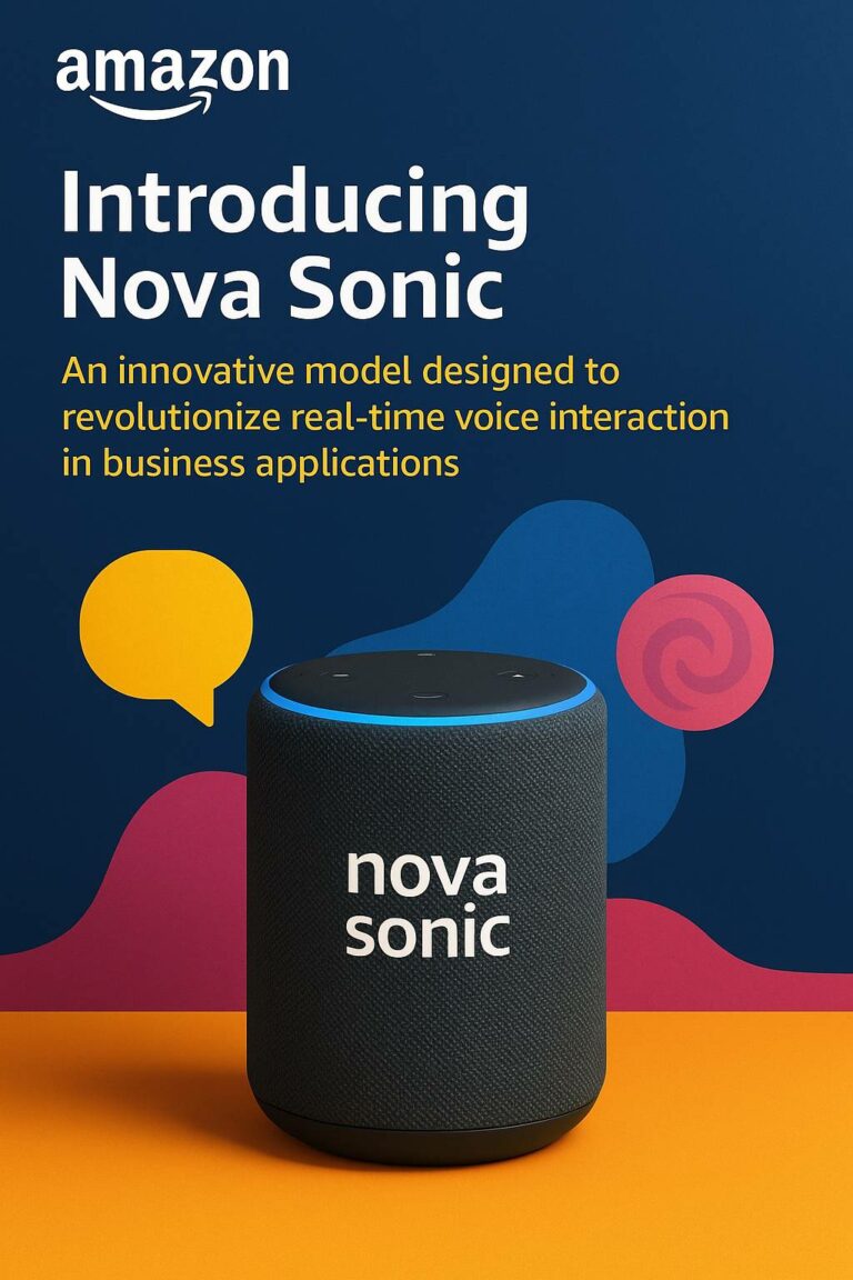 Amazon presenta Nova Sonic, interazione vocale AI in tempo reale per le imprese – iHAL