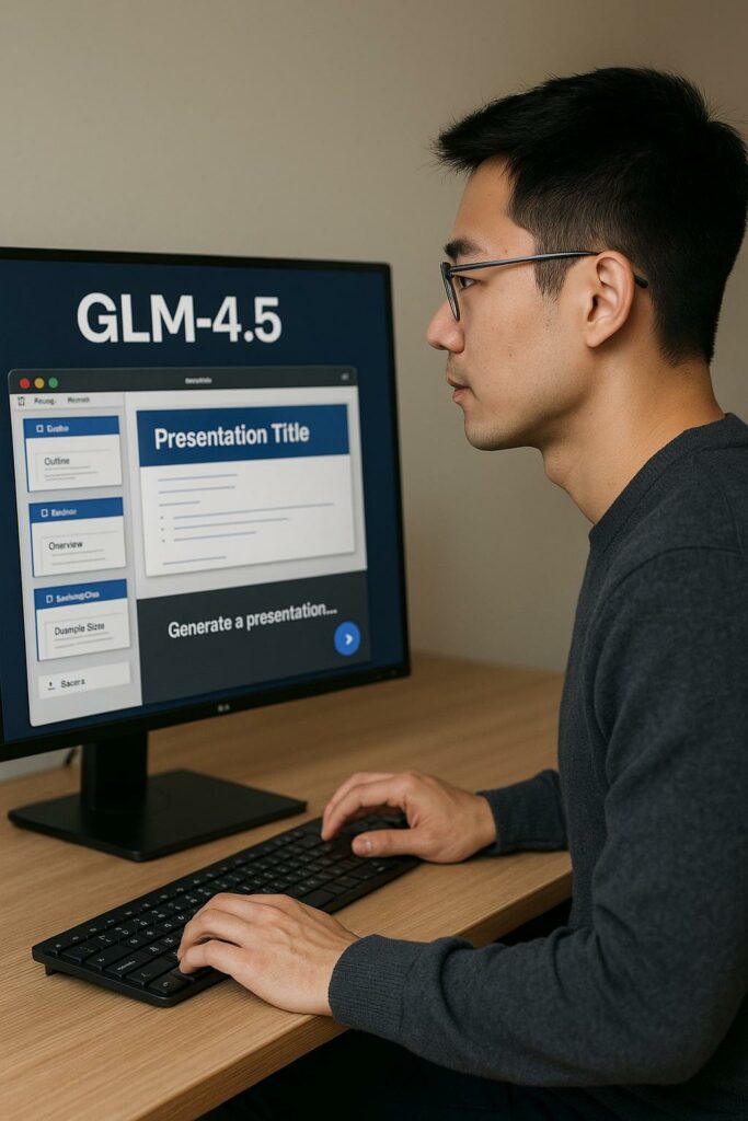 Z.ai lancia GLM-4.5, AI open-source che sfida ChatGPT e crea presentazioni PowerPoint – iHAL