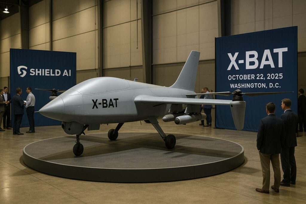 Shield AI presenta il nuovo drone da combattimento X‑BAT – iHAL