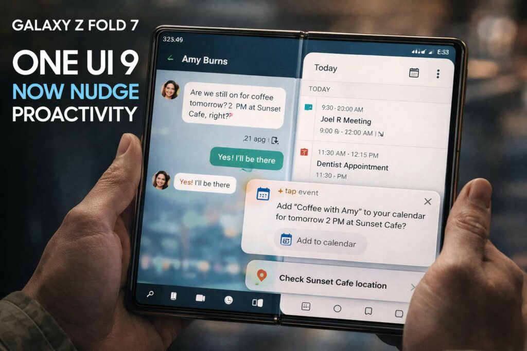 Samsung One UI 9: arriva Now Nudge, l’AI che anticipa le tue mosse sul ...